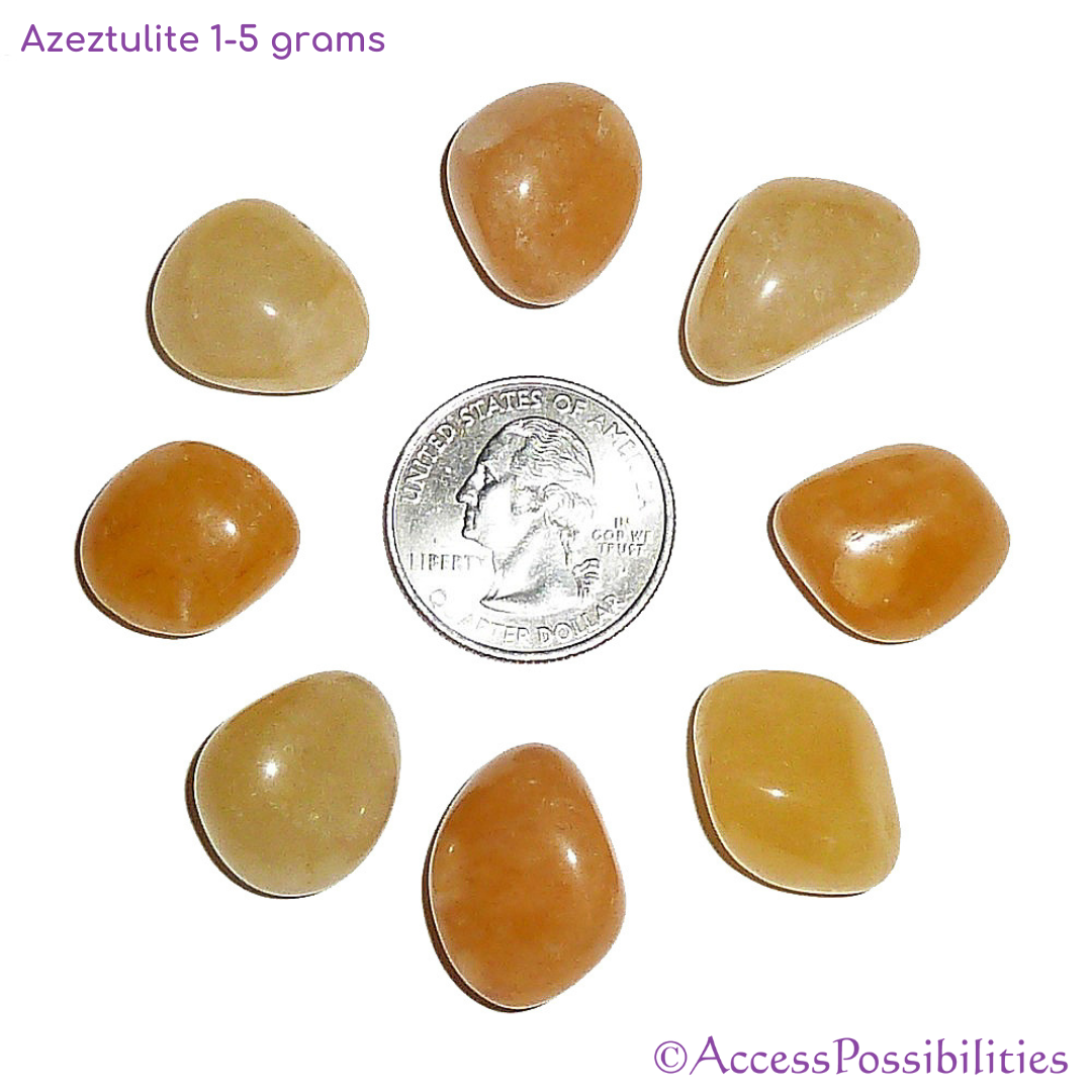 Azeztulite Tumbled Stones From India | Healing Crystals | Crystal ...
